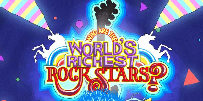 Who Are the World's Richest Rockstars? [Infographic]