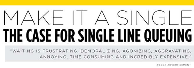 The Case for Single Line Queuing [Infographic]