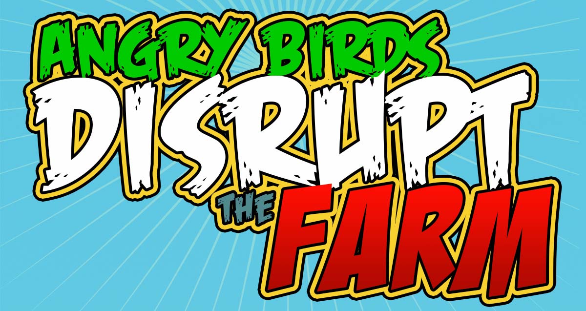 Angry Birds Disrupt Zynga's Farm [Infographic]