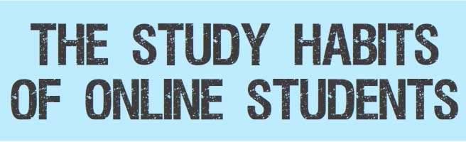 The Study Habits Of Online Students Infographic