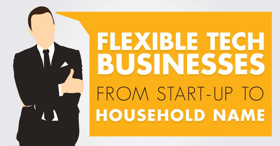 Flexible Tech Businesses: From Start-Up To Household Name [Infographic]
