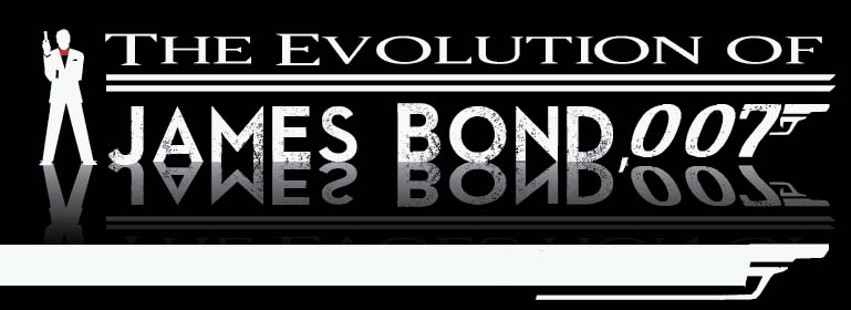 The Evolution of James Bond [Infographic]