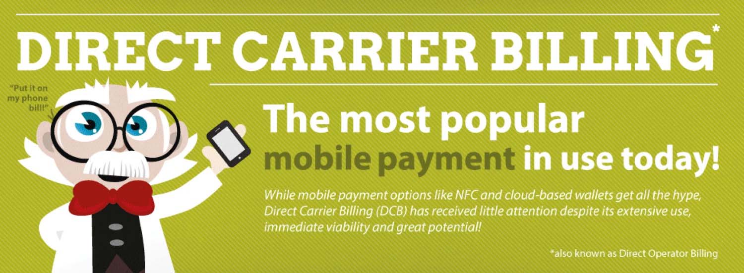 Direct Carrier Billing: The Most Popular Mobile Payment [Infographic]