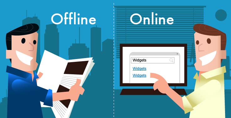 The Difference Between Online, Offline Leads [Infographic]