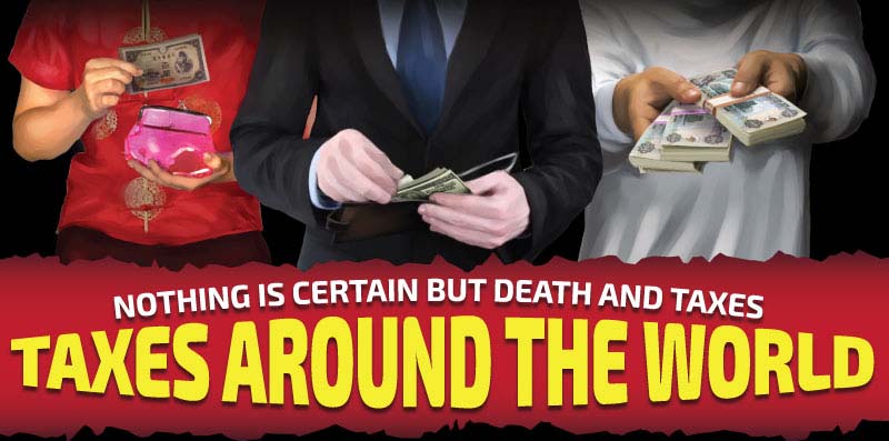 Taxes Around The World [Infographic]