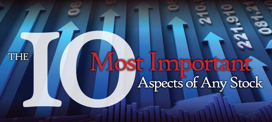 10 Most Important Aspects of Any Stock [Infographic]