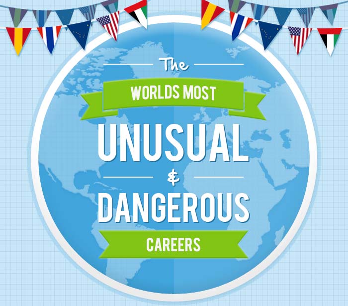 The Worlds Most Dangerous and Unusual Careers [Infographic]