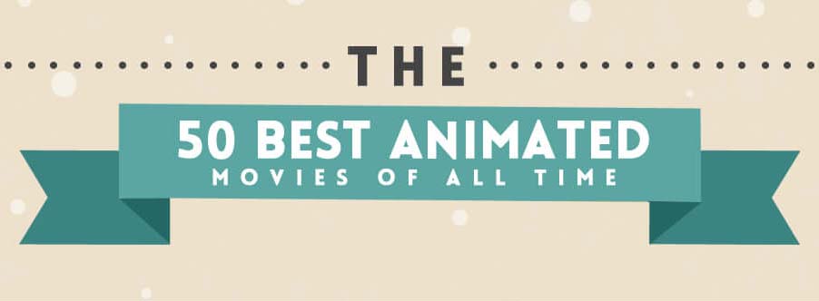 The 50 Best Animated Movies of All Time [Infographic]