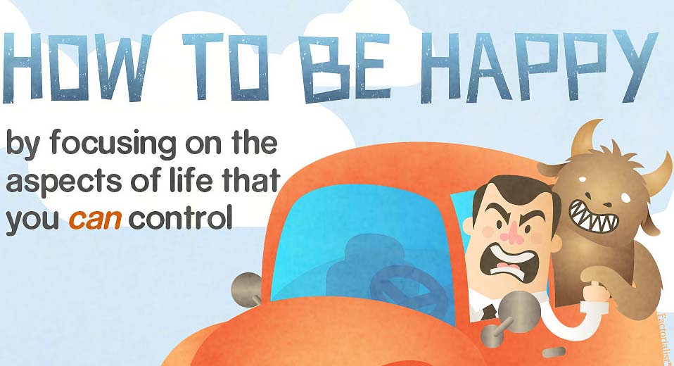 How To Be Happy By Focusing On The Aspects You Control [Infographic]