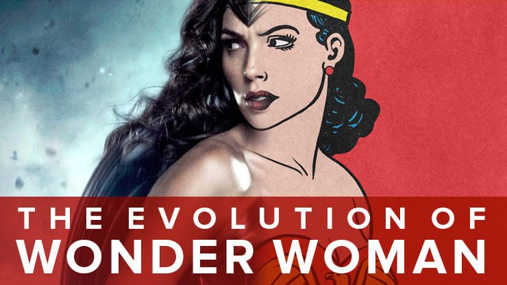 The Evolution of Wonder Woman [Infographic]