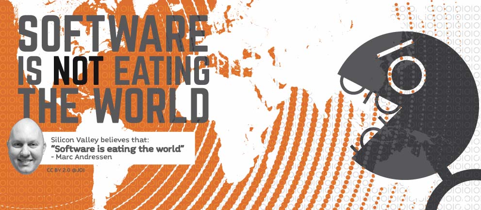 Software Is Not Eating The World [Infographic]