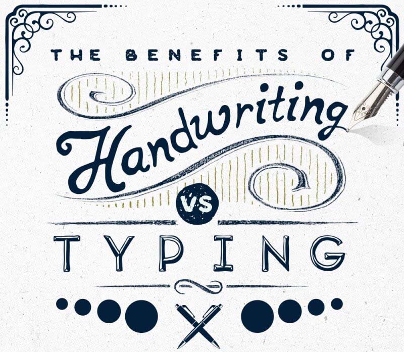 The Benefits Of Handwriting Vs Typing Infographic 