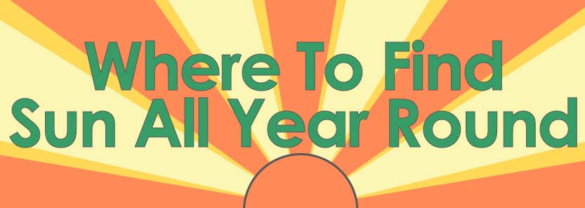 Where to Find Sun All Year Round [Infographic]