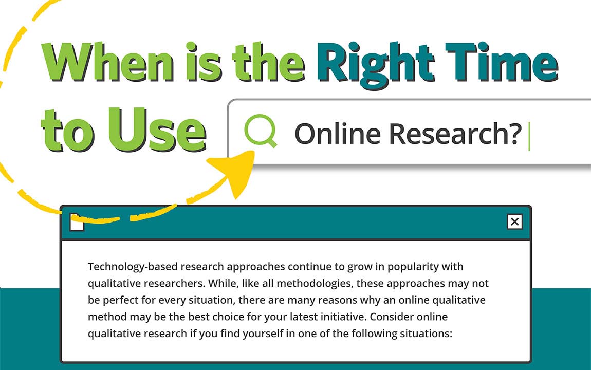 When is the Right Time to Use Online Research? [Infographic]