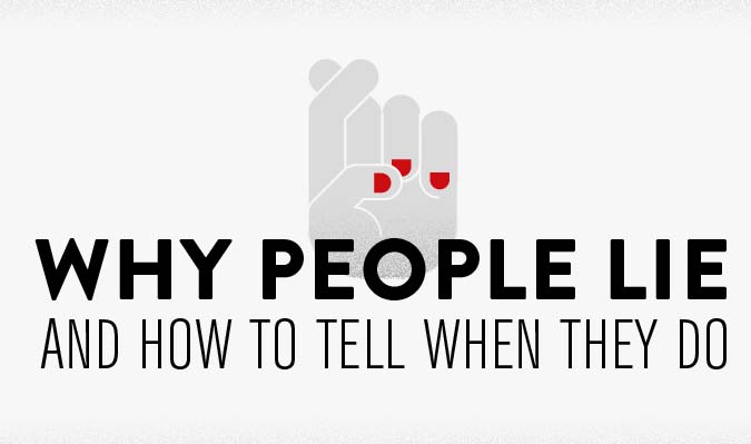 Why People Lie & How To Tell When They Do [Infographic]