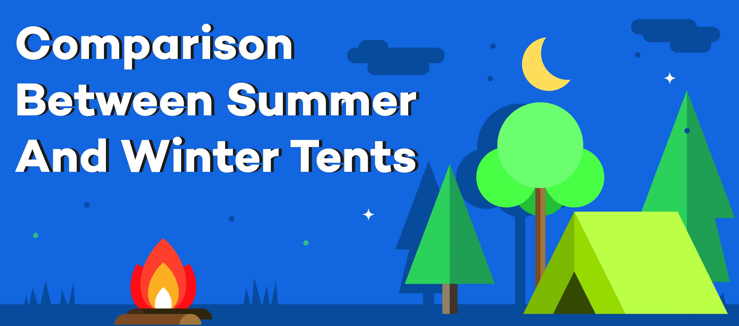 Comparison Between Summer and Winter Tents [Infographic]