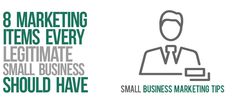 8 Items A Legitimate Small Business Must Have [Infographic]