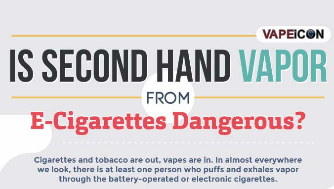 Is Second Hand Vapor from E-Cigarettes Dangerous? [Infographic]