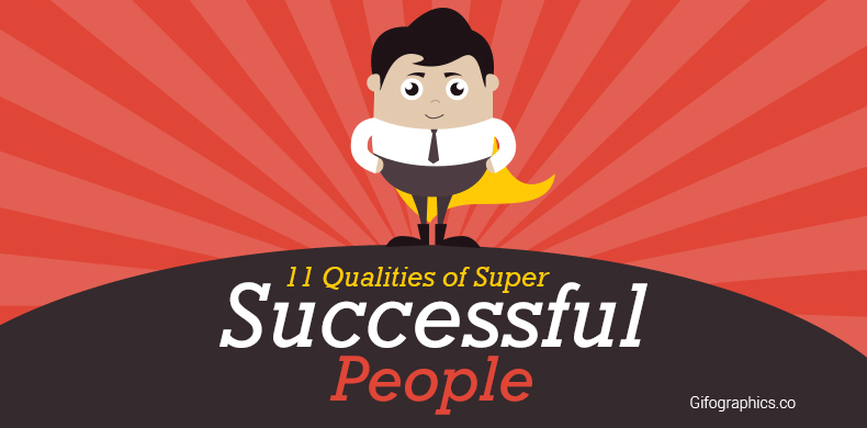 11 Qualities of Super Successful People [Gifographic]