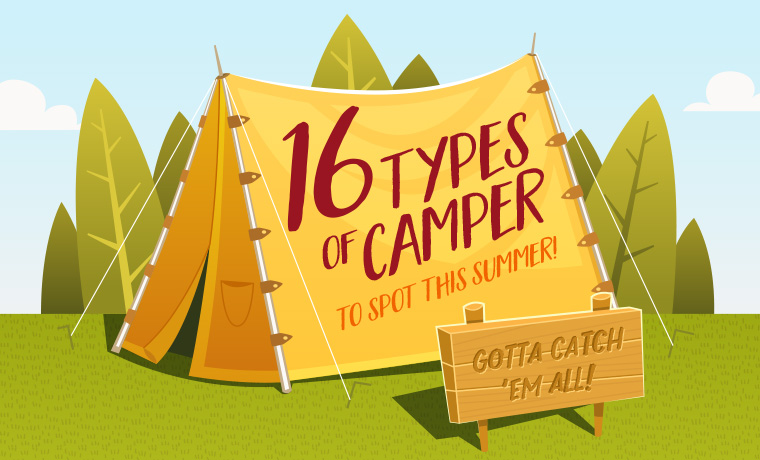 16 Types of Camper [Infographic]