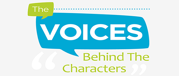 The Voices Behind The Characters [Infographic]