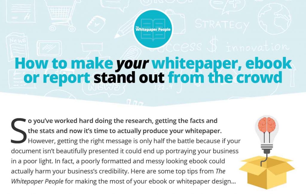 Top Tips for Whitepaper Design [Infographic]