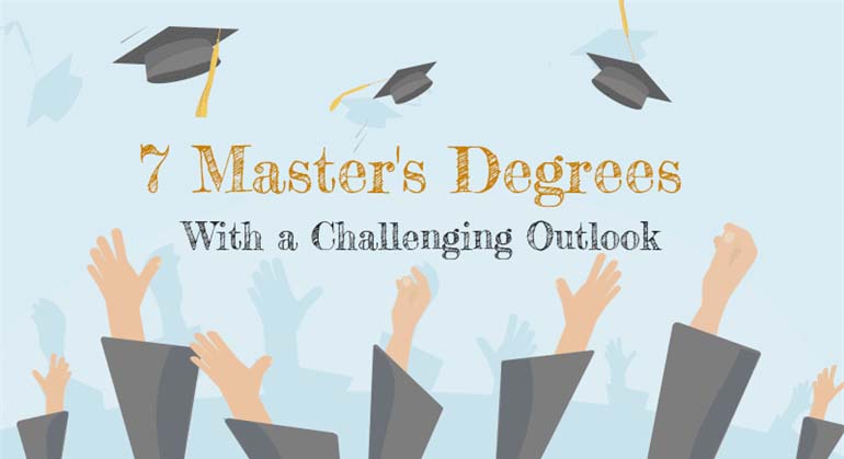 7 Master's Degrees With a Challenging Outlook [Infographic]