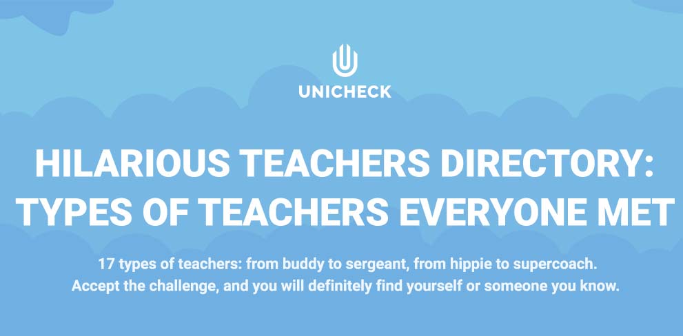 17 Types of Teachers Everyone Knows [Infographic]