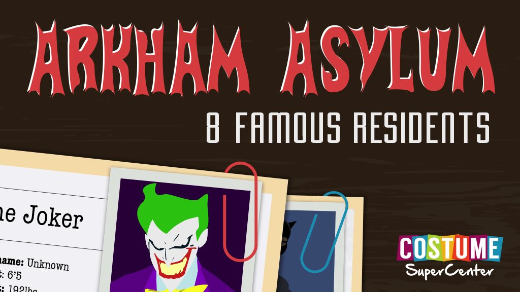 Famous Residents Of Arkham Assylum [infographic]