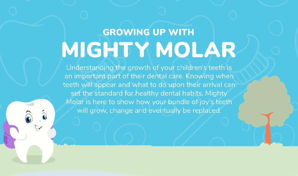 Growing Up With Mighty Molar [infographic]