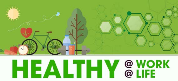 Healthy at Work, Healthy at Life [Infographic]