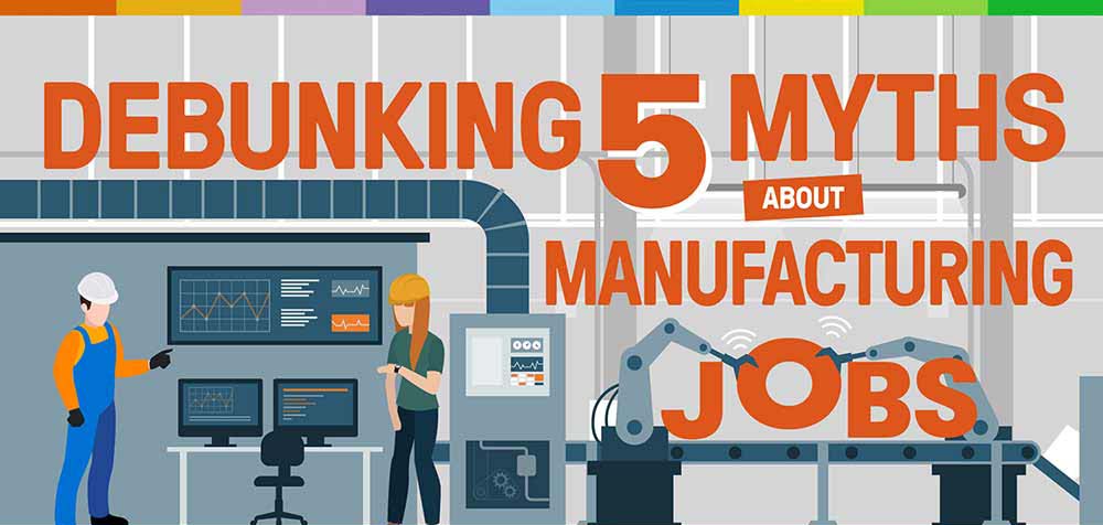 Debunking 5 Myths About Manufacturing Jobs [Infographic]