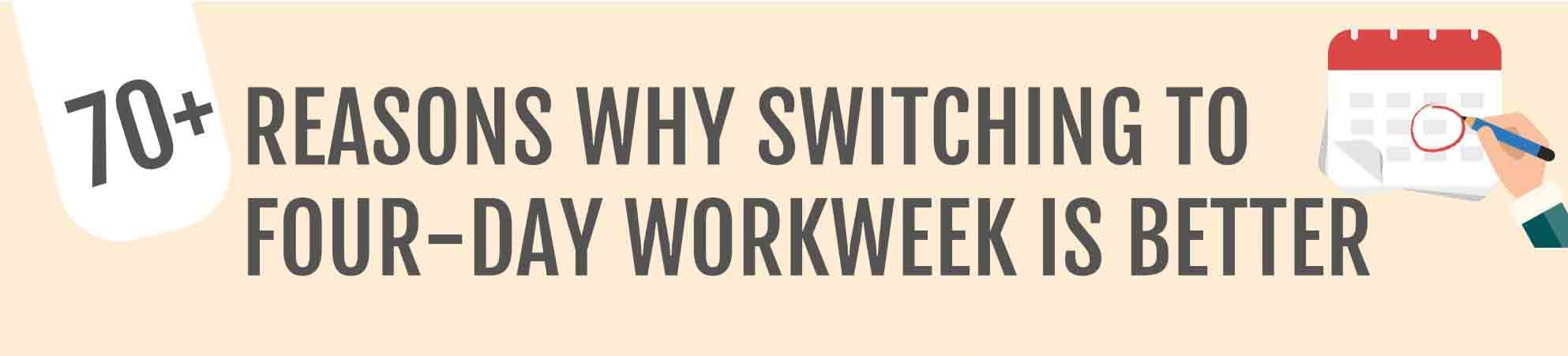 70+ Reasons Why Switching to a 4 Day Workweek is Better [Infographic]