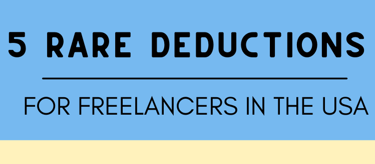 Rare Deductions for Freelancers [Infographic]