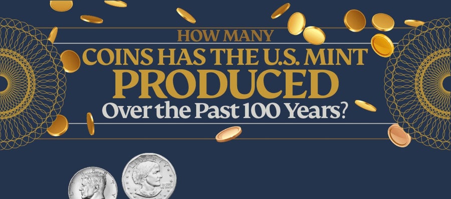 How Many Coins Has the U.S. Mint Produced Over the Past 100 Years ...