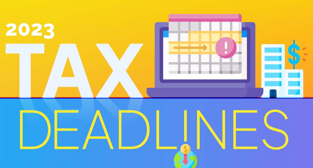 Startup Tax Deadlines Infographic Startup Tax Deadlines Infographic