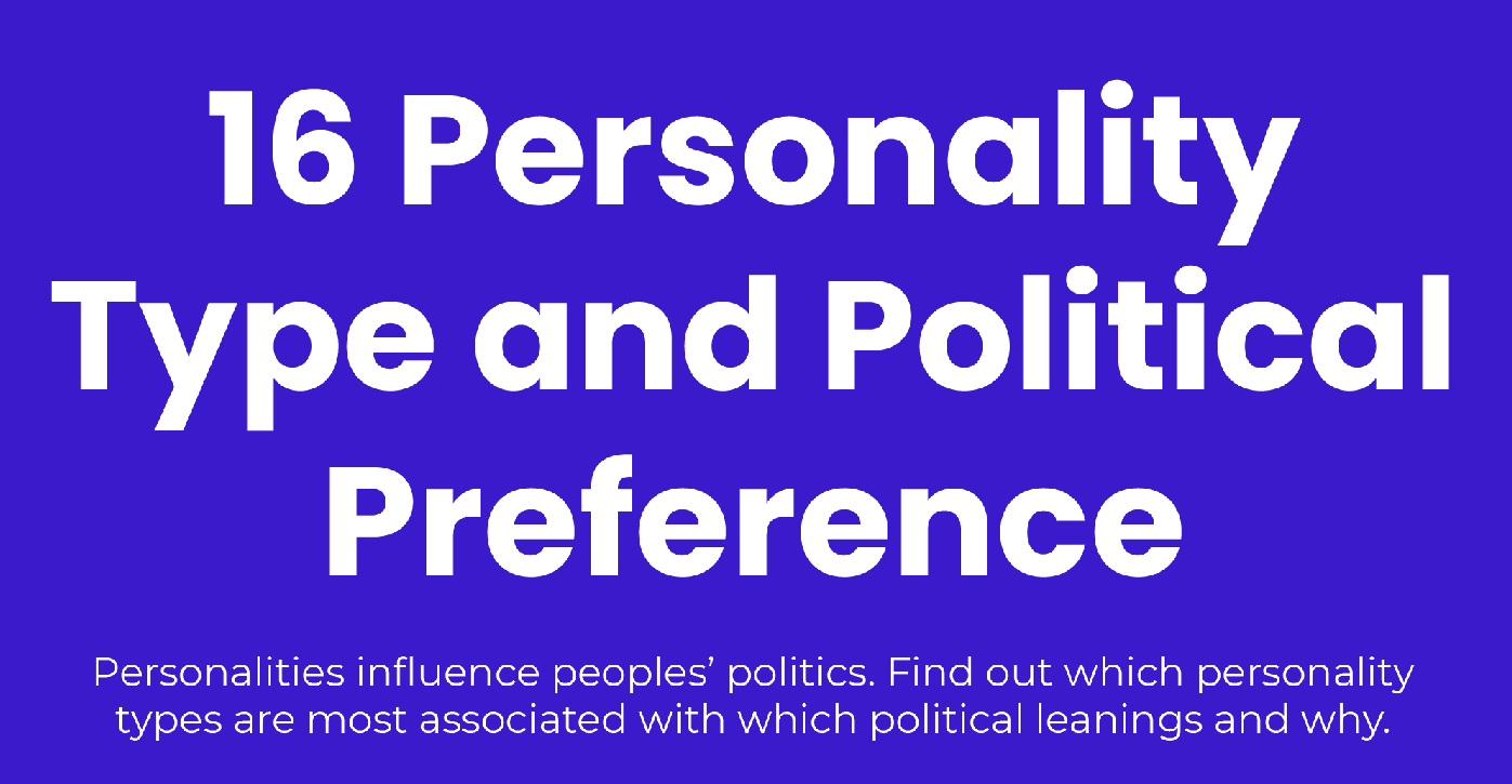 Personality Type by Political Preference (Infographic)