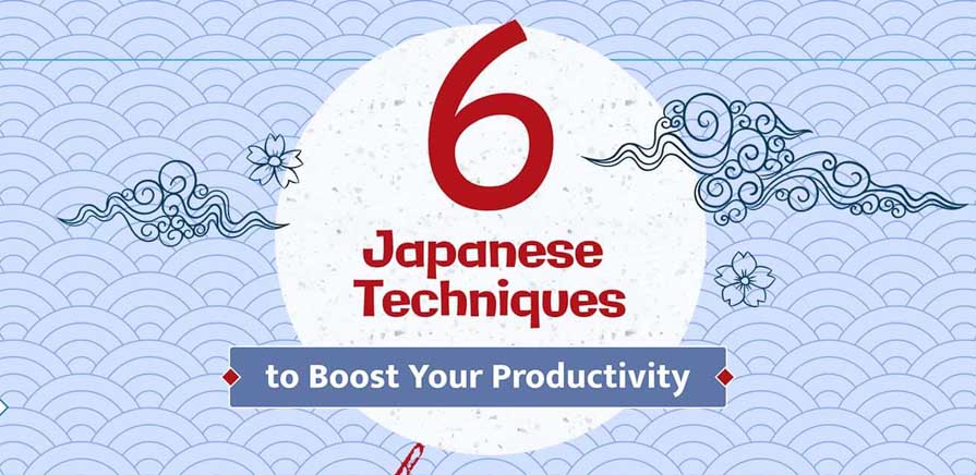 6 Powerful Japanese Methods for Better Productivity (Infographic)