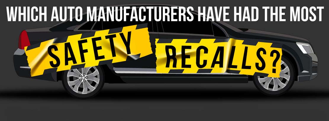 Which Auto Manufacturers Have Had The Most Safety Recalls? (Infographic)