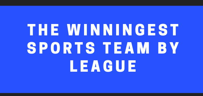 The Winningest Sports Teams by League (Infographic)