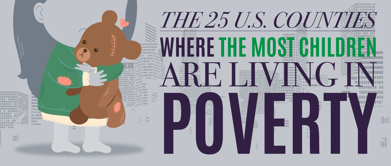 The 25 U.S. Counties Where the Most Children Are Living in Poverty ...