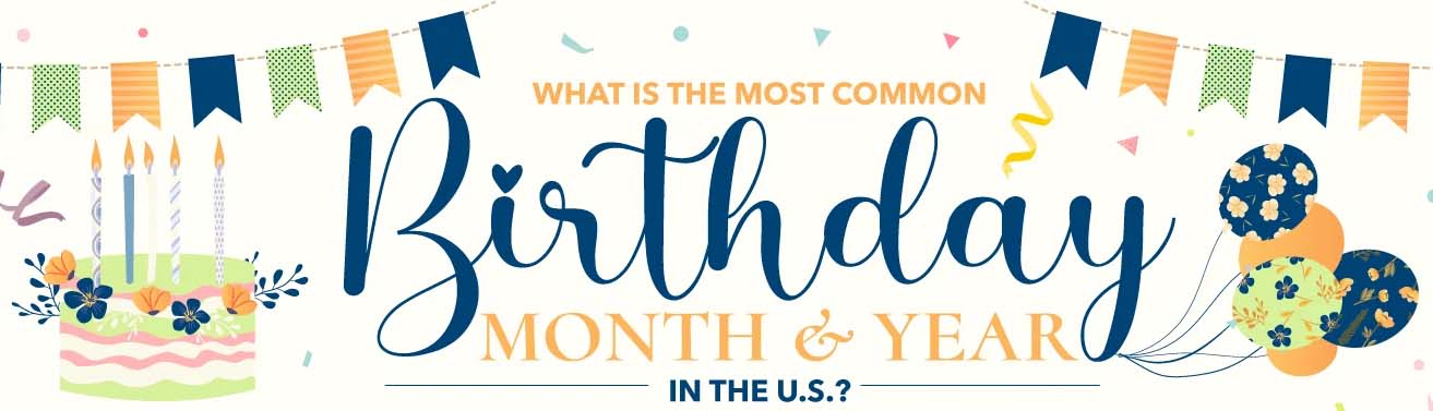 What Is the Most Common Birthday Month and Year in the U.S.? (Infographic)