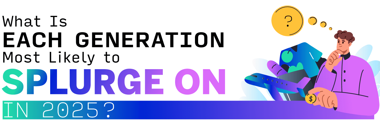 What Is Each Generation Most Likely to Splurge on in 2025? (Infographic)