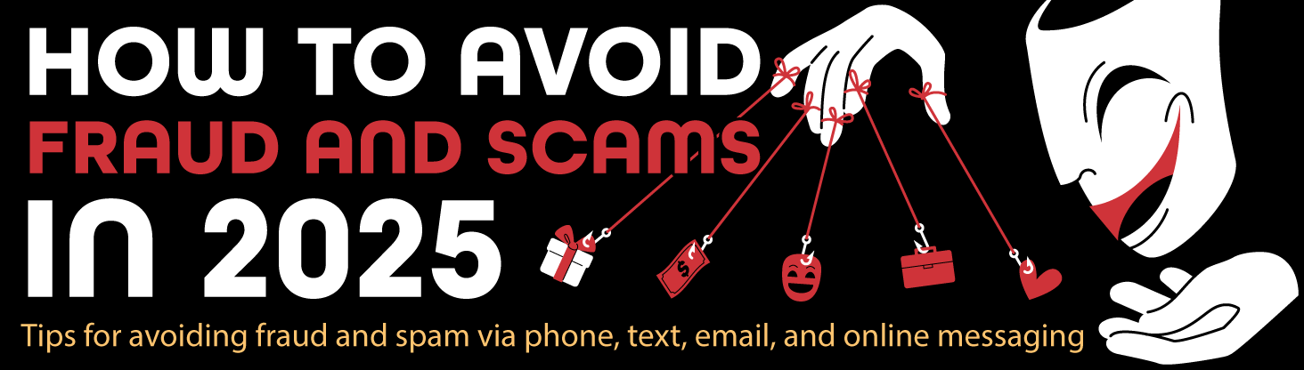 How to Avoid Fraud and Scams in 2025 (Infographic)